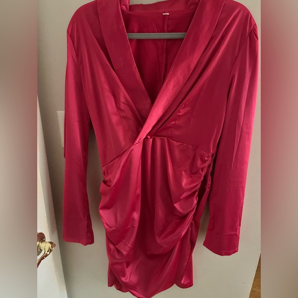 SHEIN | Dresses | Shein Hot Pink Dress | Poshmark